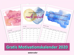 Madame Besser Motivations-Kalender 2020 - Bist du schon motiviert?